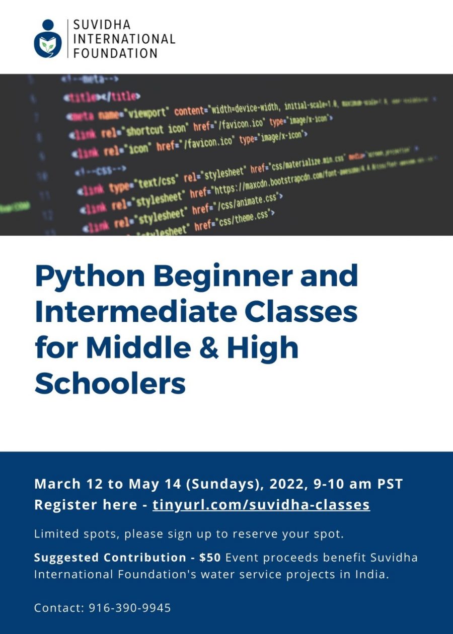 Python Classes – Suvidha International Foundation