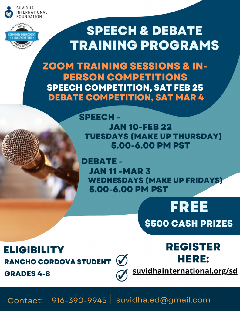 Speech&Debate – Suvidha International Foundation