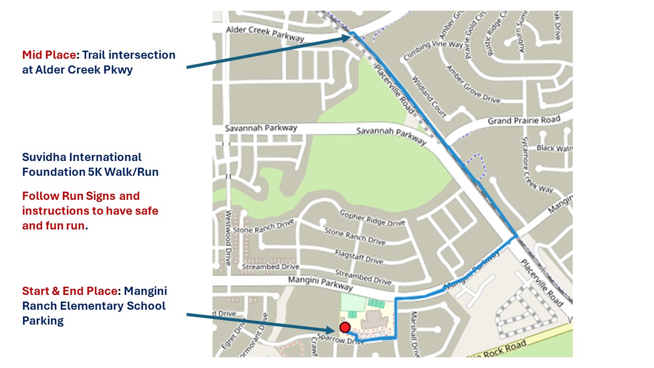 2024 Sacramento 5K – Suvidha International Foundation