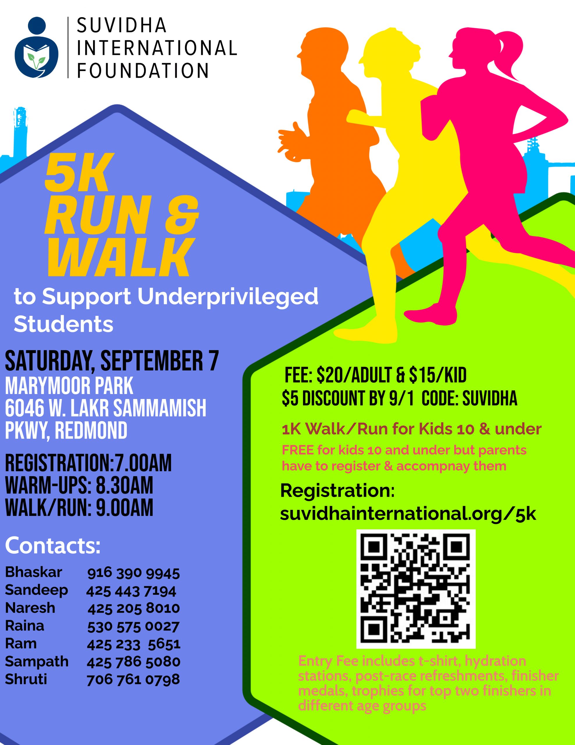 2024 Suvidha 5K – Redmond – Suvidha International Foundation