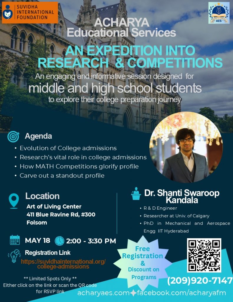 College Admissions & Summer Internships#2 – Suvidha International ...